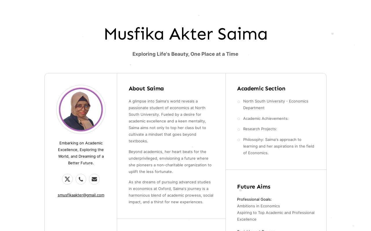 Musfika Akter Saima
